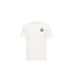 Moncler Logo Cotton T-shirt - White