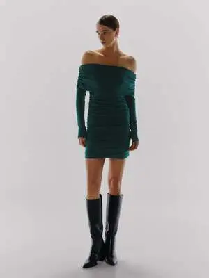 BAOBAB Fuji Off-the-shoulder Mini Dress