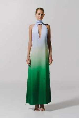 BAOBAB Magia Salvaje Maxi Dress - Algae