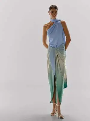 BAOBAB Lora Midi Dress - Algae