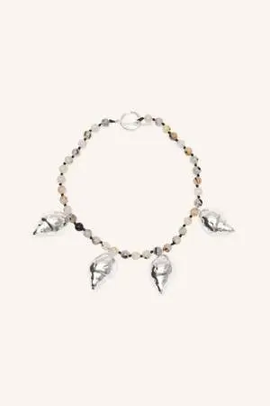 BAOBAB Wild Hunt Beaded Necklace - Silver
