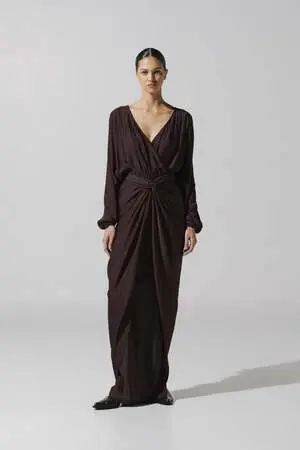 BAOBAB Alexa Maxi Dress - Espresso