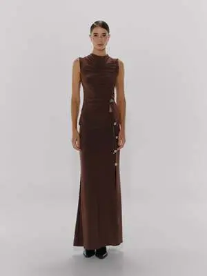 BAOBAB Uli Maxi Skirt - Cocoa