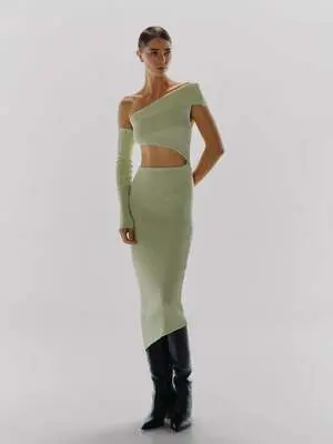 BAOBAB Botanico Midi Dress - Mantis