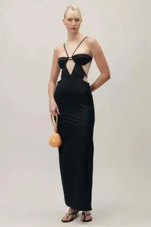 BAOBAB Amaral Maxi Dress - Obsidian