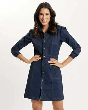 Jude Connally Solange Dress Jude Denim - Navy / Regular