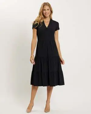 Jude Connally Jude Connally Libby Midi Dress Black