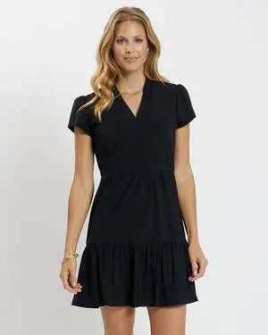 Jude Connally Ginger Dress - Lightweight Jude Cloth Black