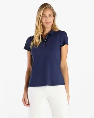 Jude Connally Angelica Puff Sleeve Polo - Navy