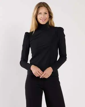 Jude Connally Rae Top Lightweight Jude Cloth - Black