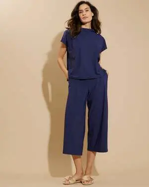 Jude Connally Tillie Lightweight Pullover Top - Navy