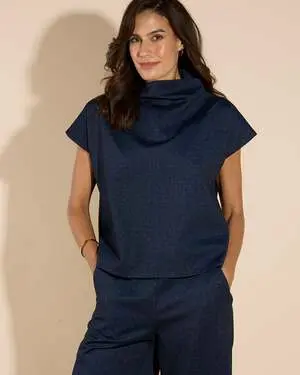 Jude Connally Tillie Sleeveless Pullover Top - Navy