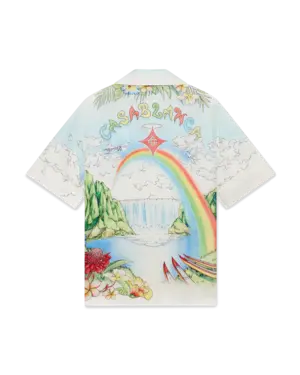 Casablanca Aloha Short Sleeve Silk Shirt