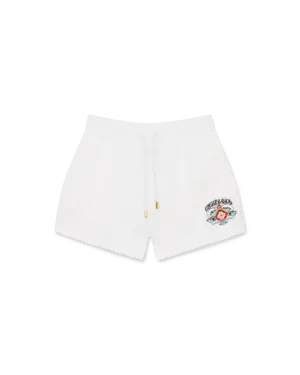 Casablanca Waves Monogram Towelling Shorts - Multicolor