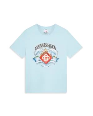 Casablanca Waves T-shirt - Blue