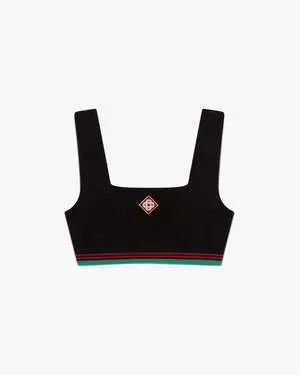 Casablanca Seamless Bralette By - Black