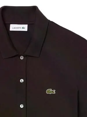 Lacoste Pleated Skirt Polo Collar Mini Dress
