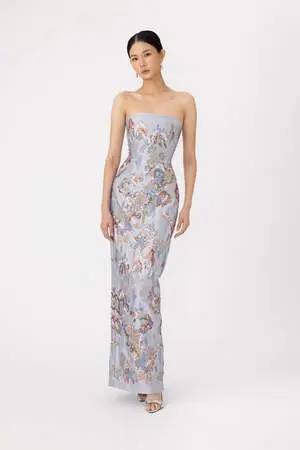 SAU LEE Ilsa Strapless Gown