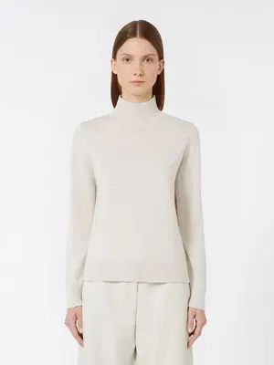 Max Mara Wool And Cashmere High Neck Sweater