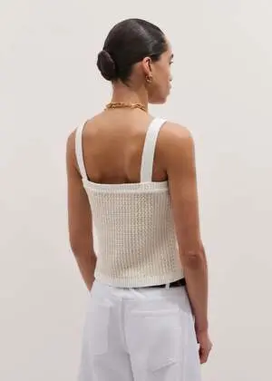 ME+EM Crop Knit Tank