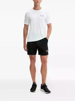 EA7 Logo-print Crew-neck T-shirt