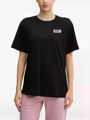 EA7 Logo Patch T-shirt - Black
