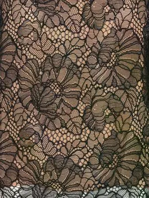 ROTATE BY BIRGER CHRISTENSEN Lace Long-sleeve Midi Dress