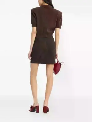 ROTATE BY BIRGER CHRISTENSEN Suede Mini Skirt