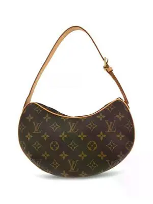LOUIS VUITTON Monogram Croissant Pm Shoulder Bag - Brown