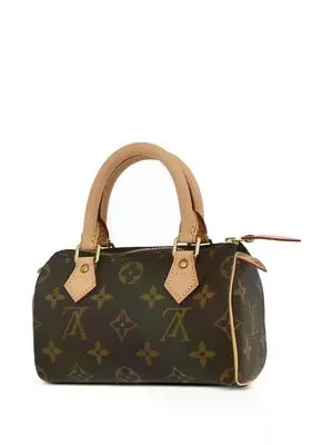LOUIS VUITTON Mini Speedy Monogram Tote Bag