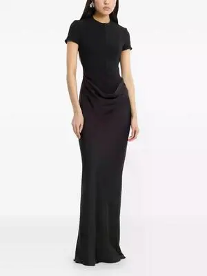 ROTATE BY BIRGER CHRISTENSEN Draped Maxi Dress