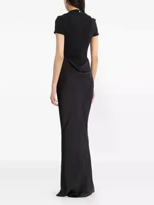 ROTATE BY BIRGER CHRISTENSEN Draped Maxi Dress