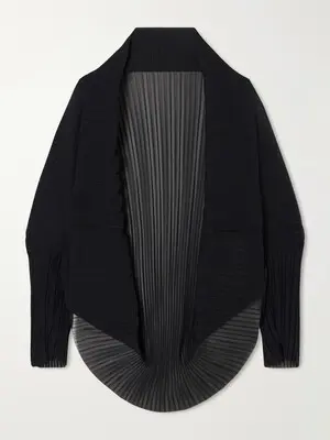 Max Mara Pleated Organza Blouse