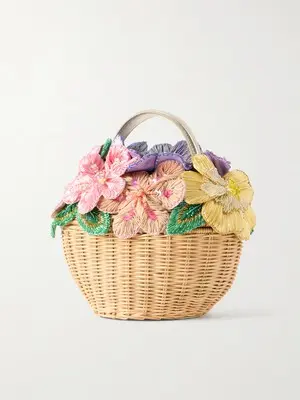 Judith Leiber Flower Basket Clutch
