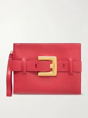 Balmain Buckled Clutches