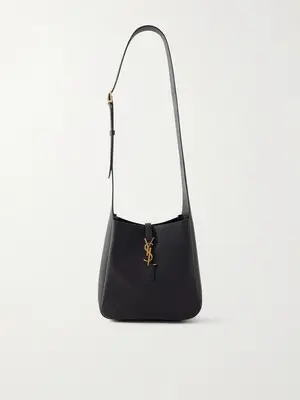 Saint Laurent Le 5 À 7 Leather Shoulder Bag - Black