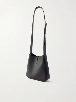Saint Laurent Le 5 À 7 Leather Shoulder Bag - Black