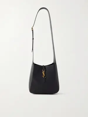 Saint Laurent Le 5 À 7 Leather Shoulder Bag - Black