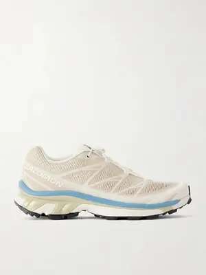 SALOMON Xt-6 Shadow Rubber-trimmed Fabric Sneakers - Neutrals