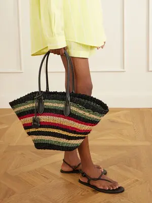 Polo Ralph Lauren Bellport Medium Raffia Tote