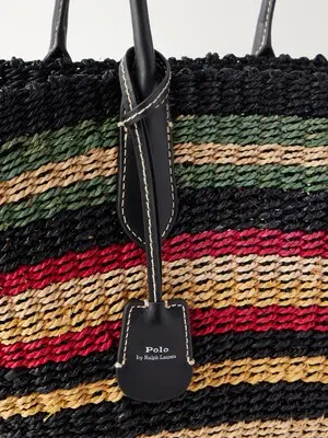 Polo Ralph Lauren Bellport Medium Raffia Tote