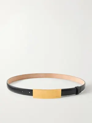 Khaite Berlin Leather Belt - Black