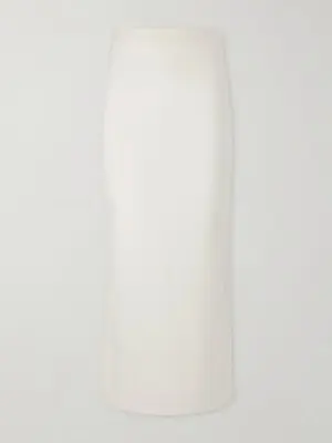 Gabriela Hearst Narayan Cashmere Midi Skirt - White