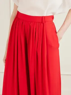 Ralph Lauren Vanessa Satin Wide-leg Pants