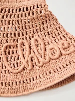 Chloé Raffia Sun Hat - Neutrals