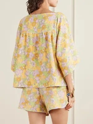 Chloé Flower-print Cotton Tunic