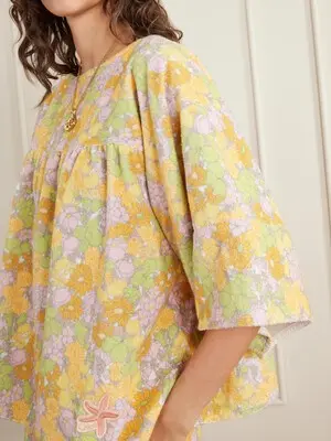 Chloé Flower-print Cotton Tunic