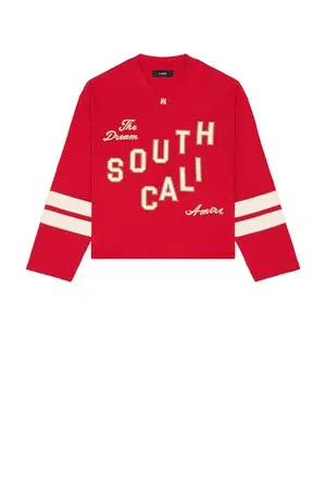 Amiri South Cali Flock Football Tee In White