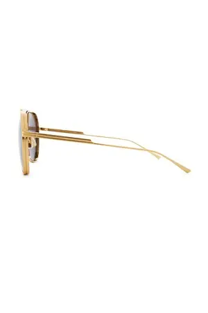 Bottega Veneta Light Ribbon Pilot Sunglasses