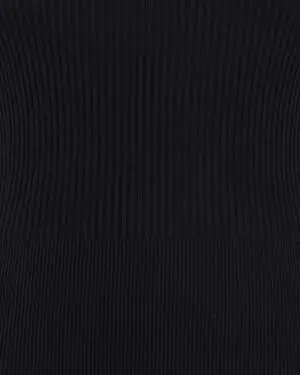 Alaïa Ribbed Knit Sleeveless Bodysuit